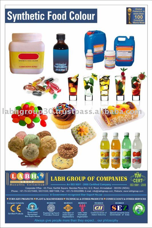Synthetic Food Colour India Price Supplier 21food